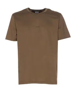 C.P. COMPANY Gasato Short Sleeved Logo Jersey T-shirt - Brown