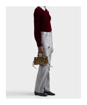 Prada Bonnie Mini Shoulder Bag - Brown