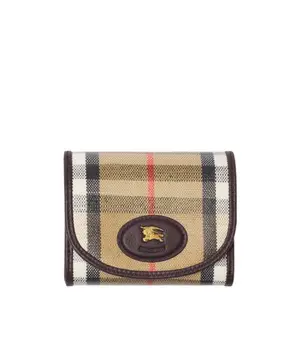 Burberry Highlands Compact Wallet - Sand