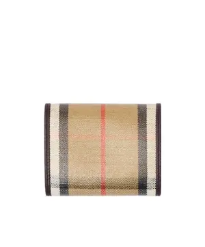 Burberry Highlands Compact Wallet - Sand