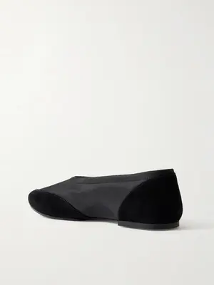 Staud Alba Sport Ballet Flats - Black