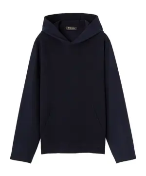 Loro Piana Loro Piana Breia Hooded Sweater Light Blue Navy