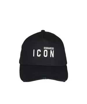 Dsquared2 Logo Printed Baseball Cap - Black