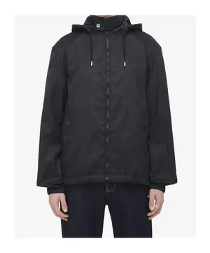 Alexander McQueen Skull Jacquard Hooded Jacket