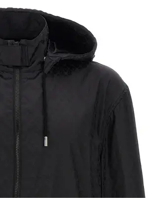Alexander McQueen Skull Jacquard Hooded Jacket