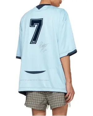Martine Rose V-neck Football T-shirt