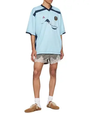 Martine Rose V-neck Football T-shirt
