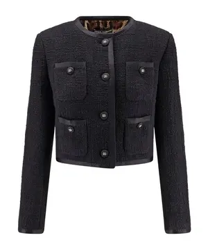 Dolce & Gabbana Dg Button Detailed Cropped Jacket