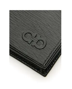 FERRAGAMO Gancini Textured Cardholder