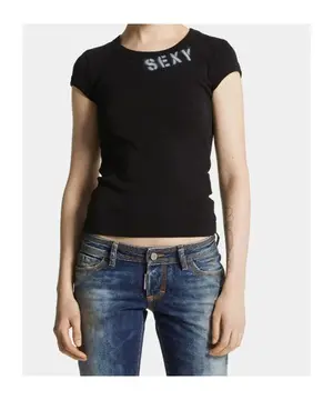 Dsquared2 Slim Fit Crewneck T-shirt With 'sexy' Print