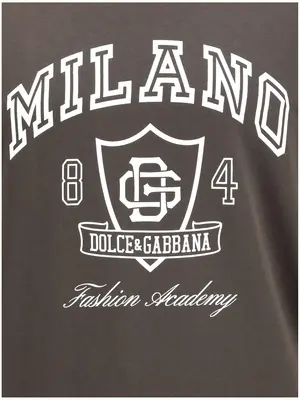 Dolce & Gabbana Dolce Gabbana Logo Printed Long-sleeved T-shirt