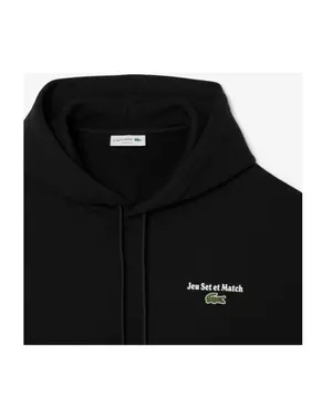 Lacoste Logo Printed Drawstring Hoodie