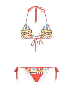 Dolce & Gabbana Carretto Print Bikini Set - Multicolor