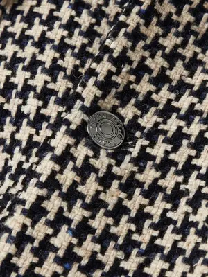 FRAME Houndstooth Tweed Casual Jacket