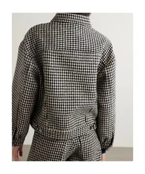FRAME Houndstooth Tweed Casual Jacket
