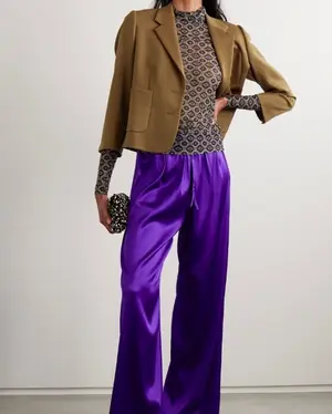 Dries Van Noten Long-sleeved Graphic Turtleneck T-shirt