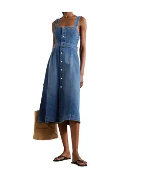 Simkhai Alba Denim Dress - Blue