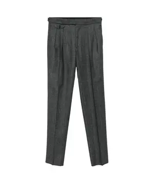 Tagliatore Pavel Check Pattern Tailored Trousers
