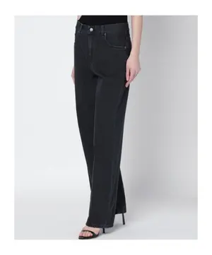 HAIKURE Bonnie Bull Straight-leg Jeans - Charcoal