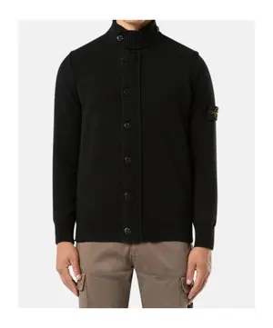 Stone Island High-neck Buttoned Cardigan