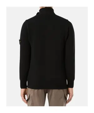 Stone Island High-neck Buttoned Cardigan