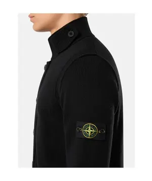 Stone Island High-neck Buttoned Cardigan