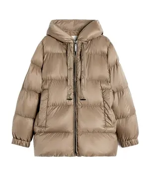 Max Mara Down Jacket In Water-repellent Canvas
