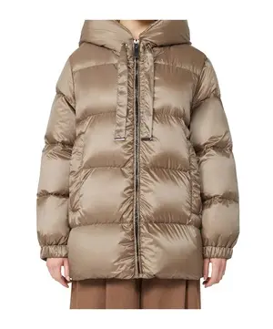 Max Mara Down Jacket In Water-repellent Canvas
