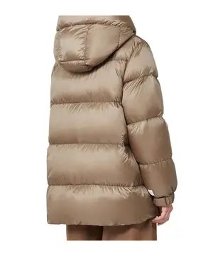 Max Mara Down Jacket In Water-repellent Canvas