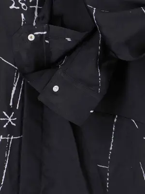 Rick Owens Larry Check Panel Shirt