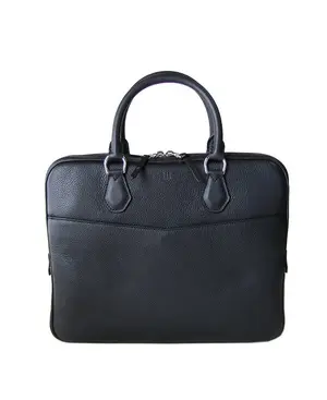 Dunhill Logo Handheld Bag - Black