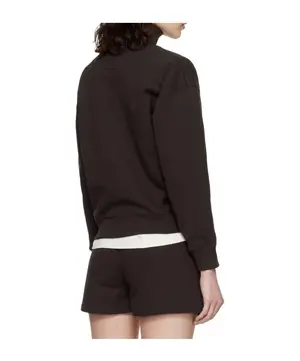 Maison Kitsuné Baby Fox Half Zip Sweatshirt - Black