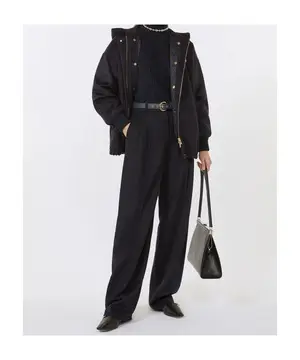 Max Mara Umile Long-sleeved Knitted Jumper - Navy Blue