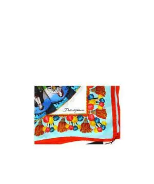 Dolce & Gabbana Printed Silk Scarf - Multicolor