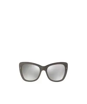 Dolce & Gabbana Dg Logo Cat Eye Sunglasses - Gray