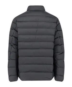Polo Ralph Lauren Logo Embroidered Zip-up Puffer Jacket - Black