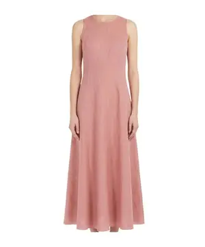 Crew Neck Maxi Dresses