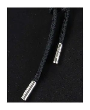 Prada Zip-up Drawstring Hoodie With Back Logo
