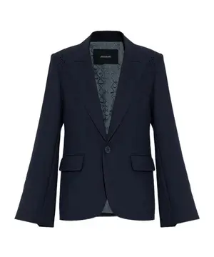 Zadig&Voltaire Embellished Single-button Blazer - Black