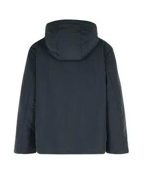 JIL SANDER Down Jacket With Hood - Black