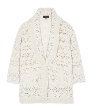 Alanui Lagoon Romance Openwork Knit Cardigan - No