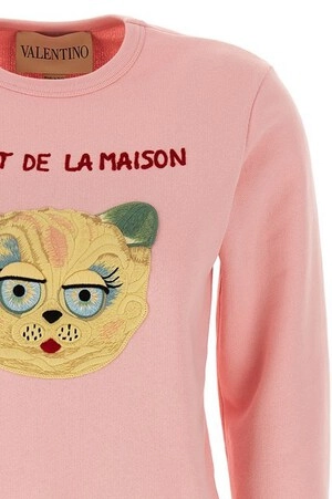 Valentino Garavani Embroidered Crewneck Sweatshirt