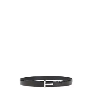TOM FORD T-buckle Belt - Black