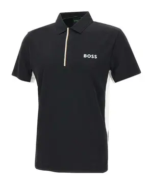 Hugo Boss Uv Protection Active Paddy Polo Shirt - Black