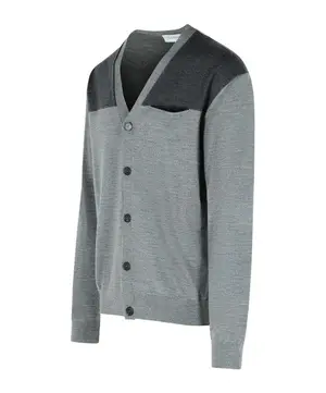 LANVIN V-neck Cardigan With Chest Pocket