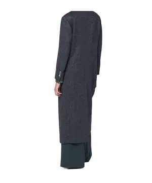 Tagliatore Double-breasted Herringbone Coat - Black