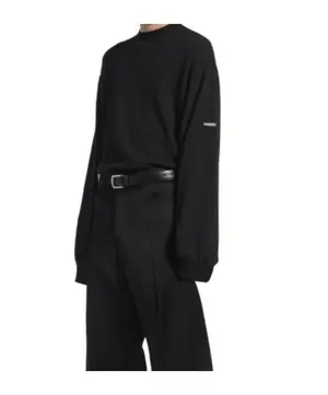 Balenciaga Logo Plaque Knitted Jumper