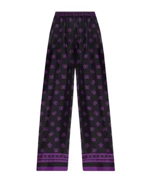 Dolce & Gabbana Monogram Jacquard Trousers