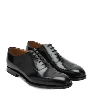 Church's Polished Calfskin Cap Toe Derby Shoes