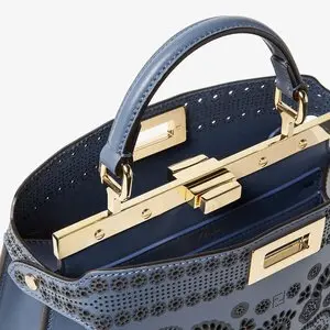 Fendi Peekaboo Iseeu Small Tote Bag - Blue